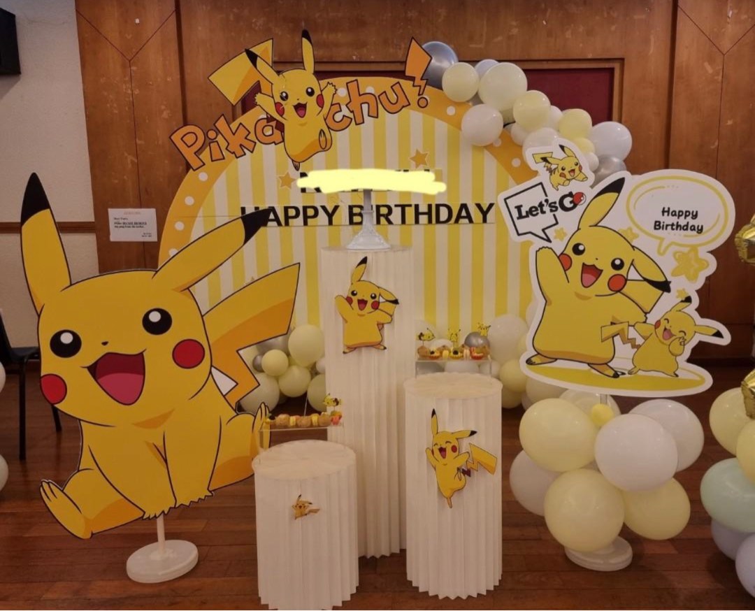 Pikachu Backdrop and Foam Board, Hobbies & Toys, Stationery & Craft ...