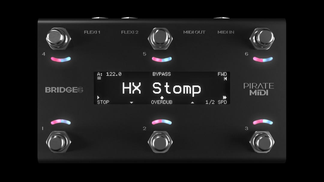 PIRATE MIDI Bridge6 MIDI Foot Controller, Hobbies & Toys, Music & Media, Musical Instruments on ...