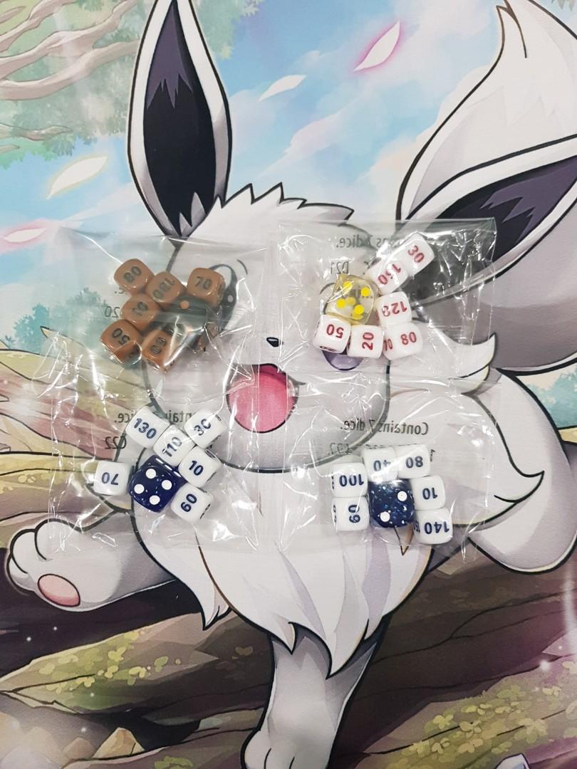 Pokemon Damage Counter Dice Condition Marker V STAR Marker, Hobbies ...