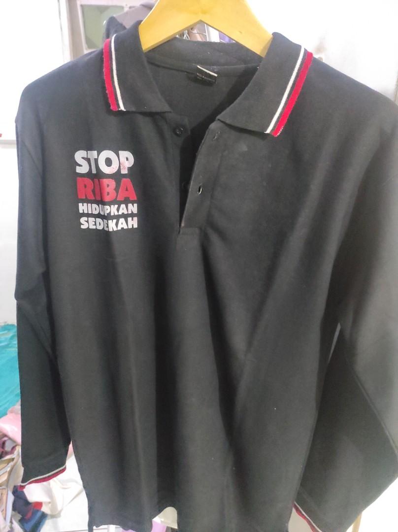 Polo Lokal Stop Riba, Fesyen Pria, Pakaian , Atasan di Carousell