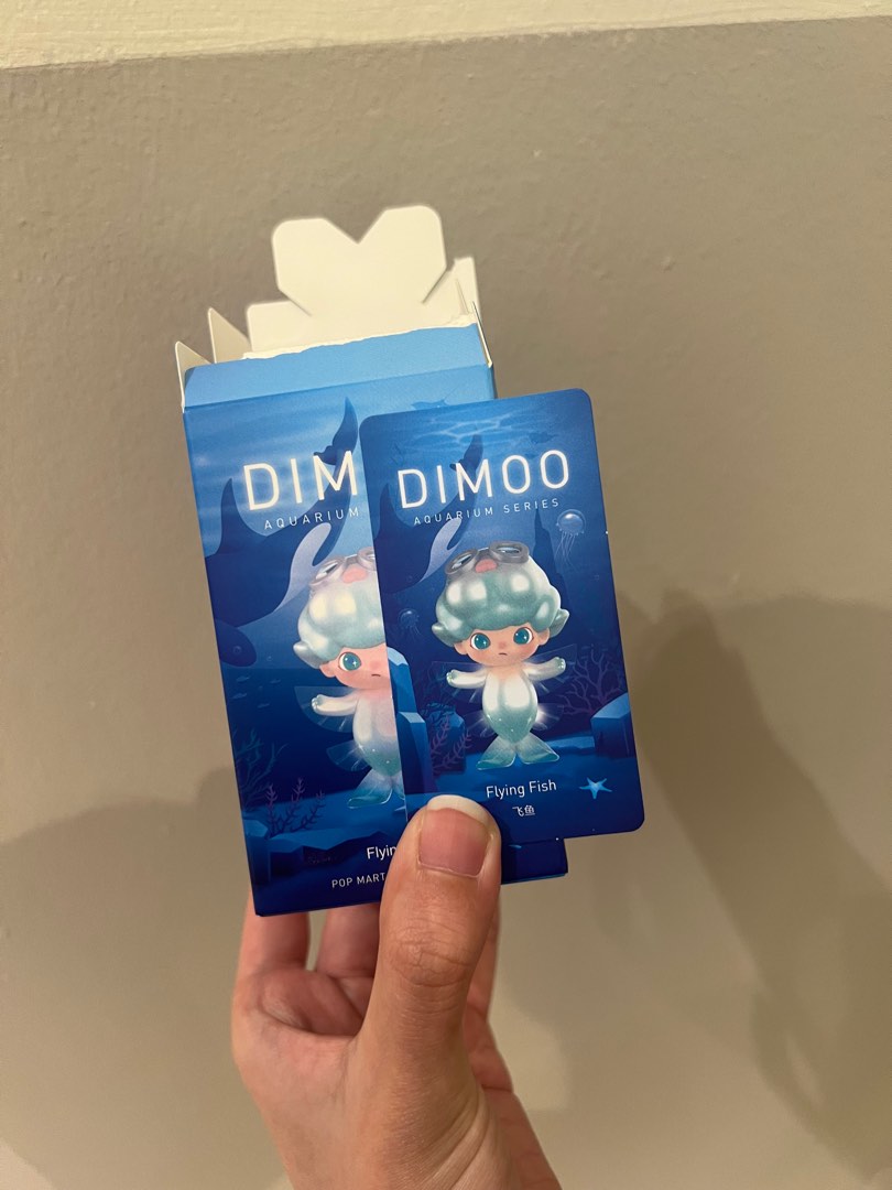 Popmart Dimoo Aquarium Flying Fish, Hobbies & Toys, Toys & Games on ...