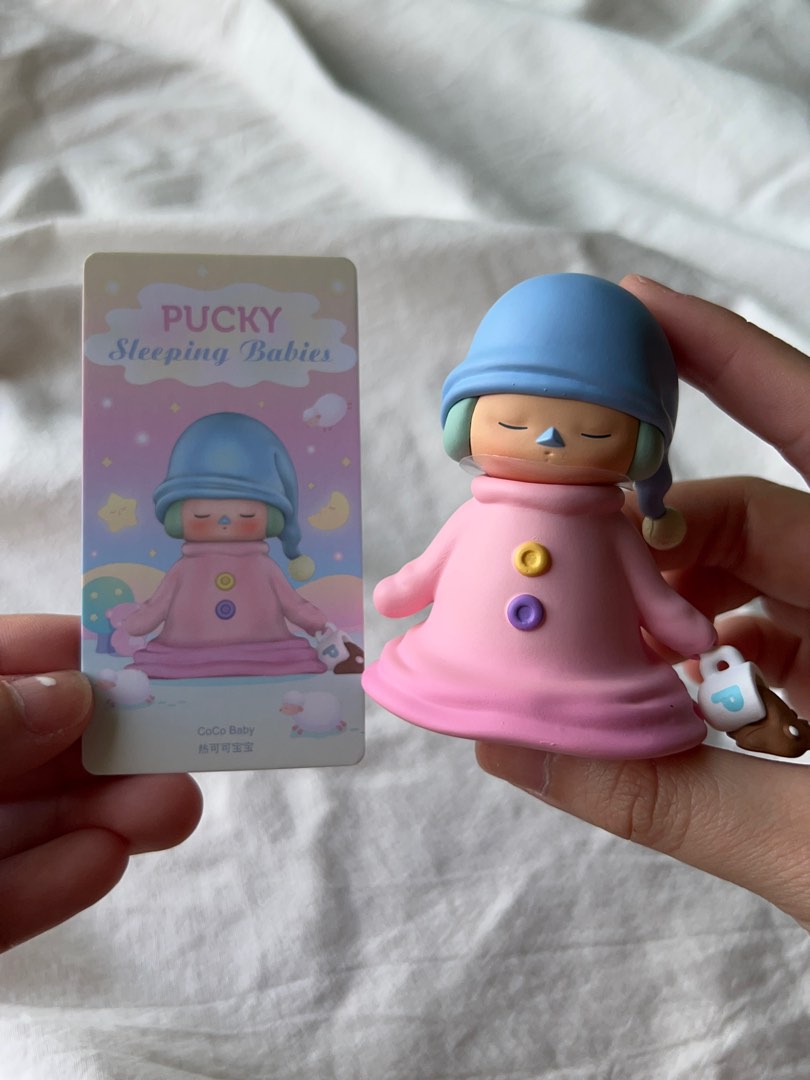 POPMART Pucky Sleeping Babies - Coco baby, Hobbies & Toys, Toys & Games ...