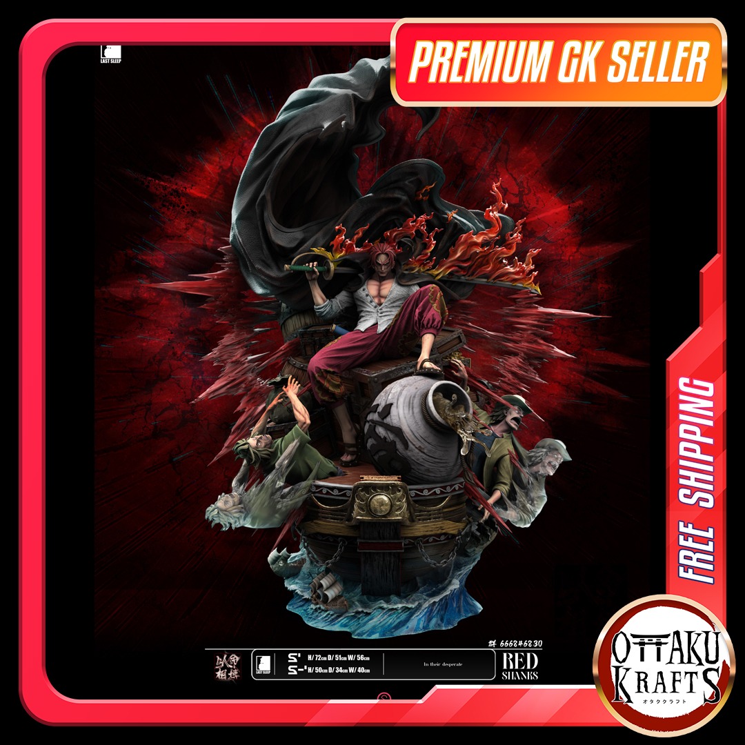 【PO】Shanks | LAST SLEEP Studio | One Piece【FREE Shipping】GK Figurine ...