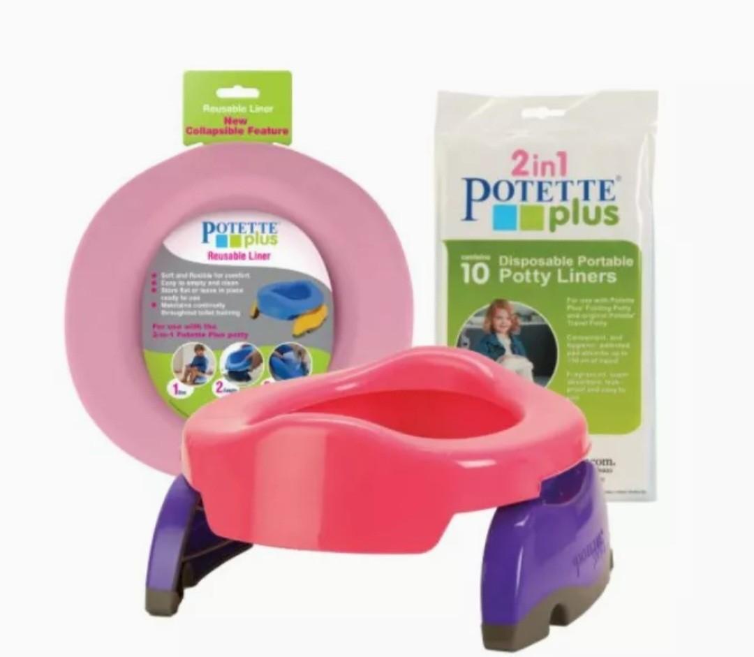 Potette Plus portable potty, Babies & Kids, Going Out, Other Babies ...