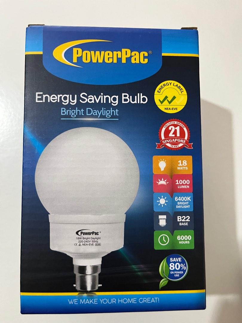 PowerPac Energy Saving Bulb (18 watts), TV & Home Appliances, Other ...