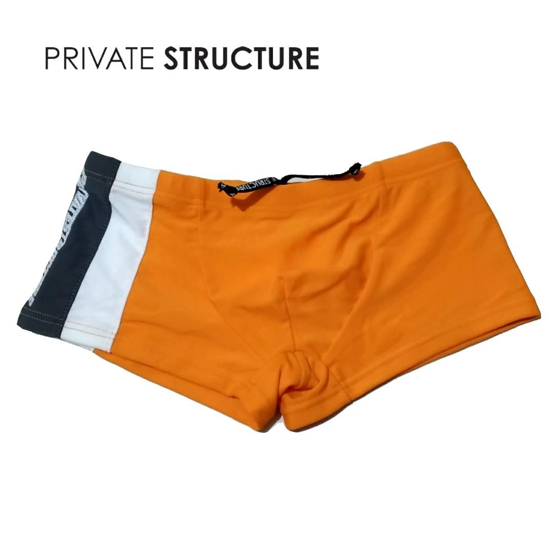 Private Structure Low Rise Men's Swim Trunk, Men's Fashion, Bottoms ...