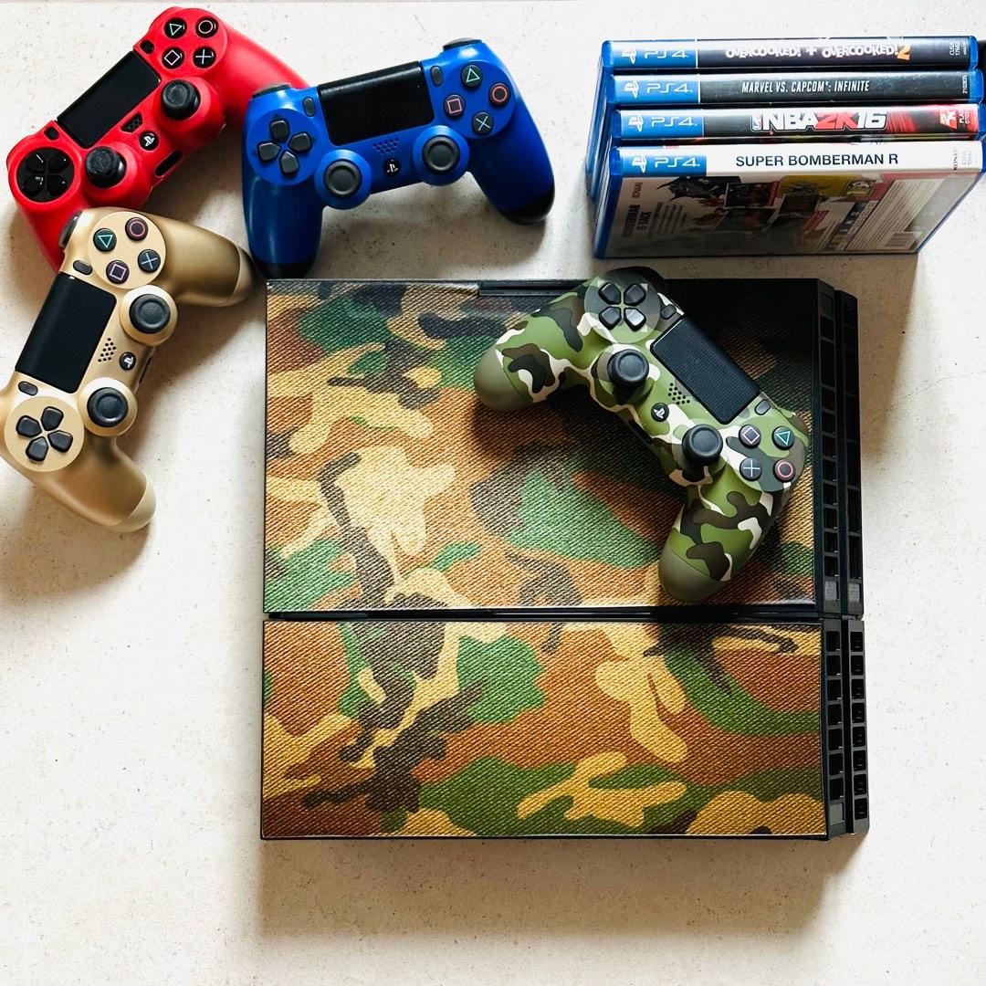 PS4 Camo Version 500GB, Video Gaming, Video Game Consoles, PlayStation ...
