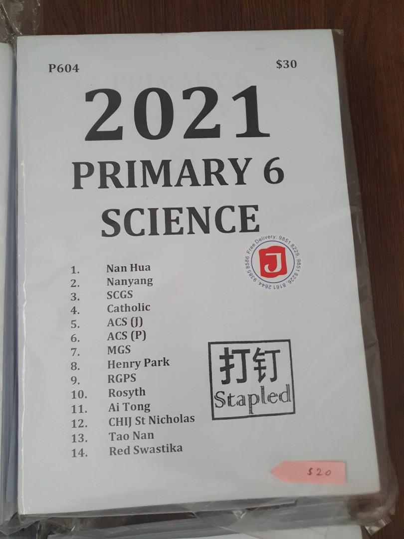 PSLE 2021 SA1 and Prelim papers, Hobbies & Toys, Books & Magazines ...