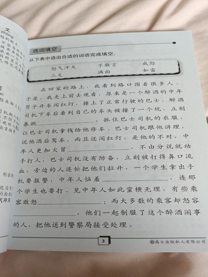 PSLE Essential Chinese Phrases for compo writing, Hobbies & Toys, Books ...