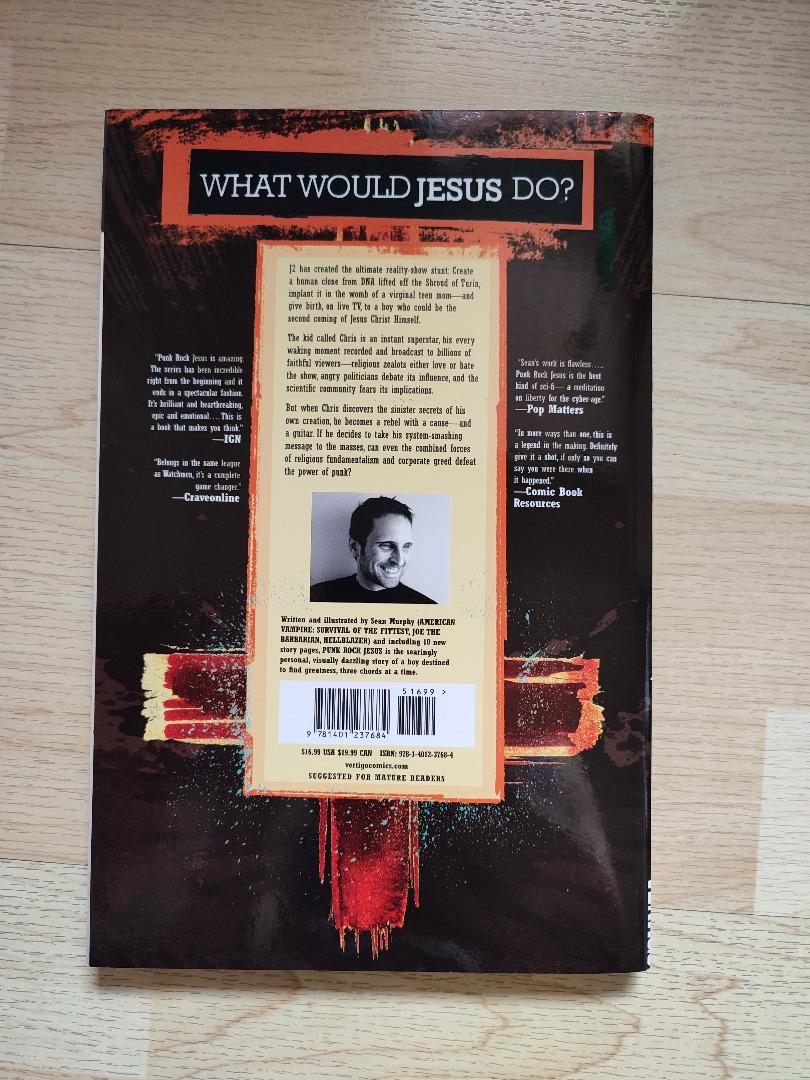 PUNK ROCK JESUS by Sean Murphy - DC Vertigo Graphic Novel TPB ...