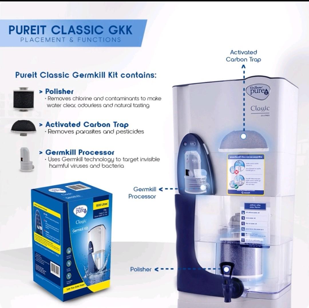 Pureit Classic Germ Kill Kit 1.5L Replacement Filter on Carousell