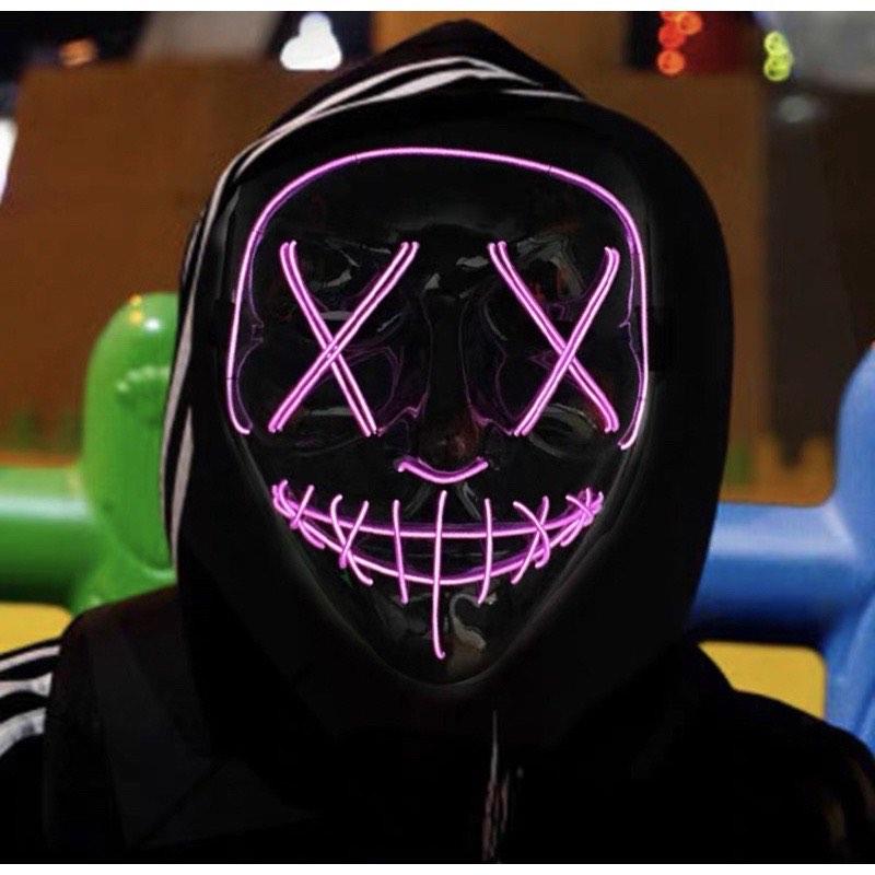 Purge Led Mask Halloween Scary Skeleton Party Horror Ghost, Hobbies ...