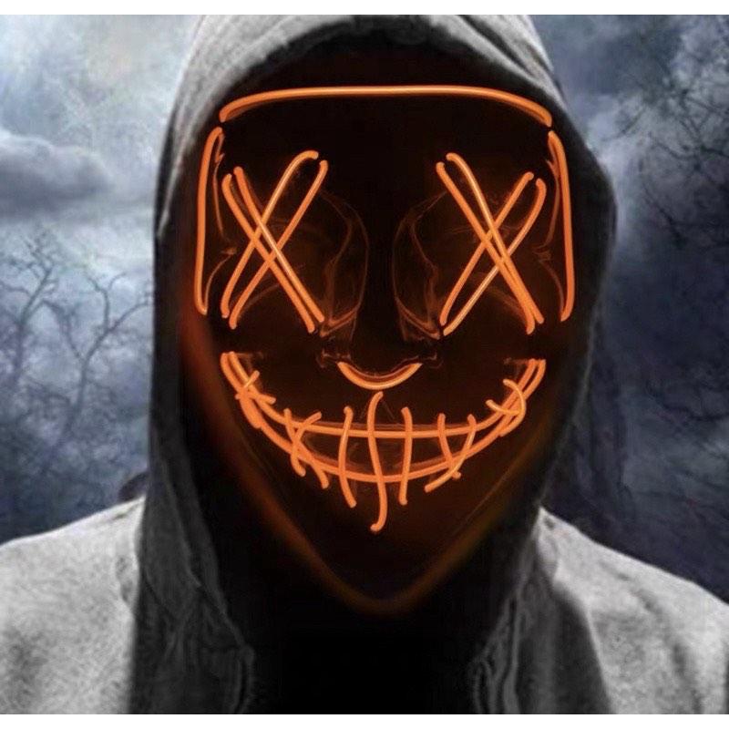 Purge Led Mask Halloween Scary Skeleton Party Horror Ghost, Hobbies ...