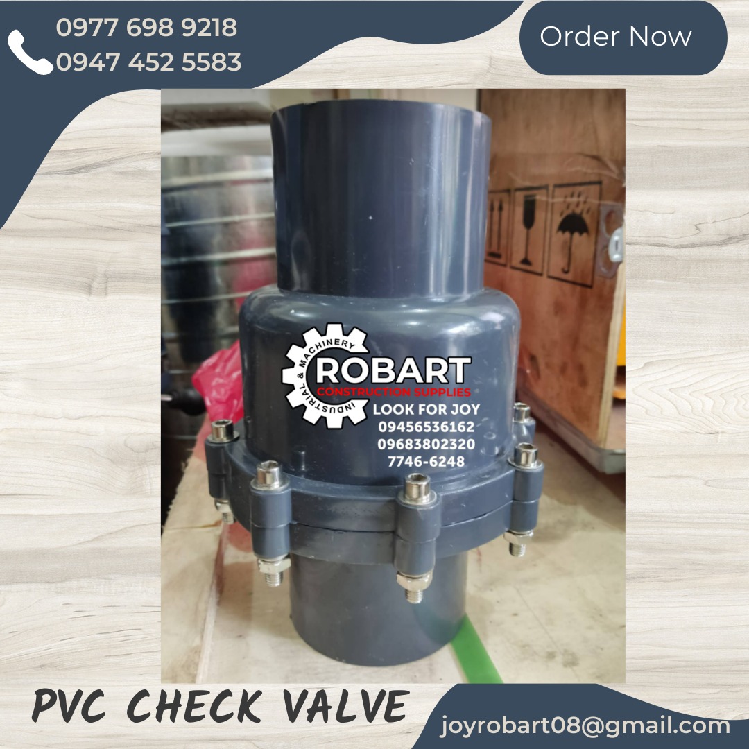 PVC CHECK VALVE, Commercial & Industrial, Construction Tools ...
