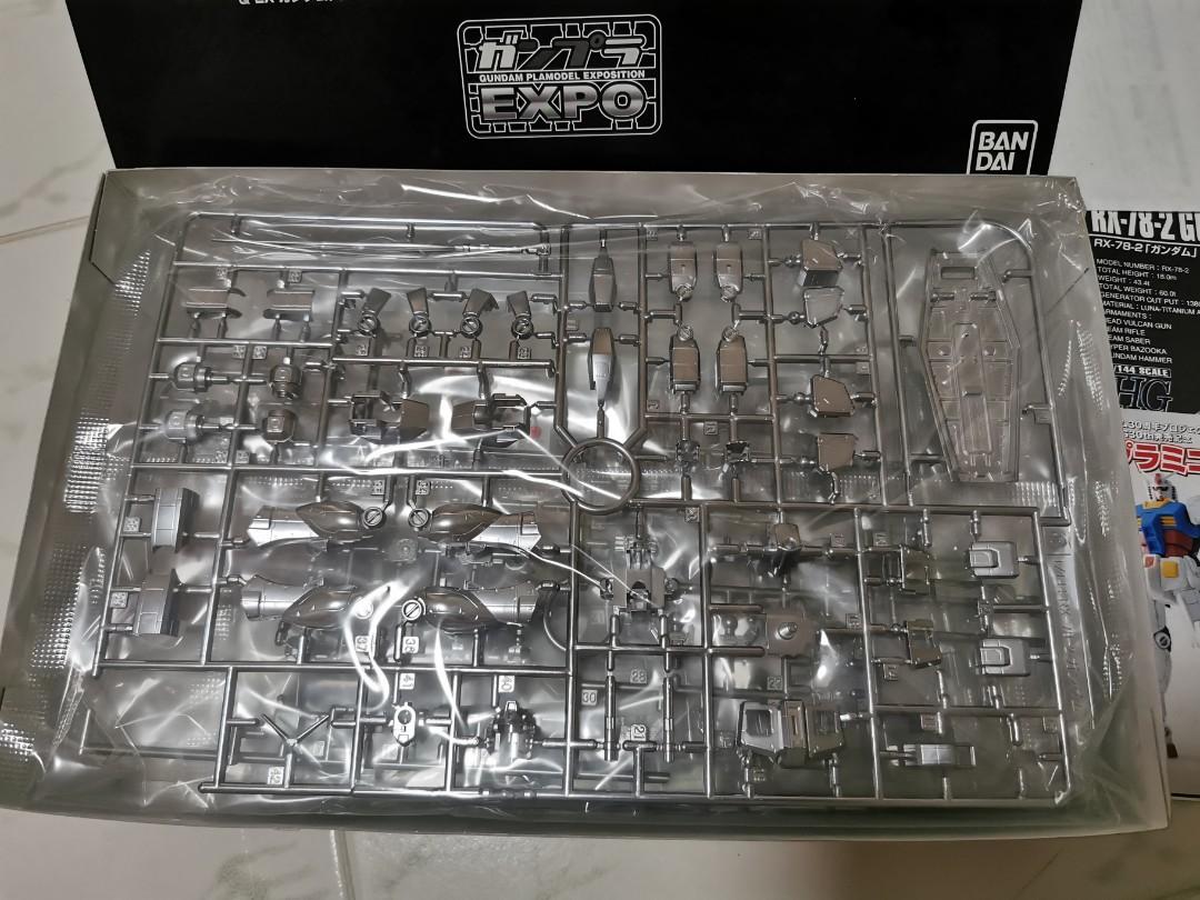 (RARE) Bandai Gundam Expo HG EX Model RX-78-2 Gundam (VerG30th) and EX ...