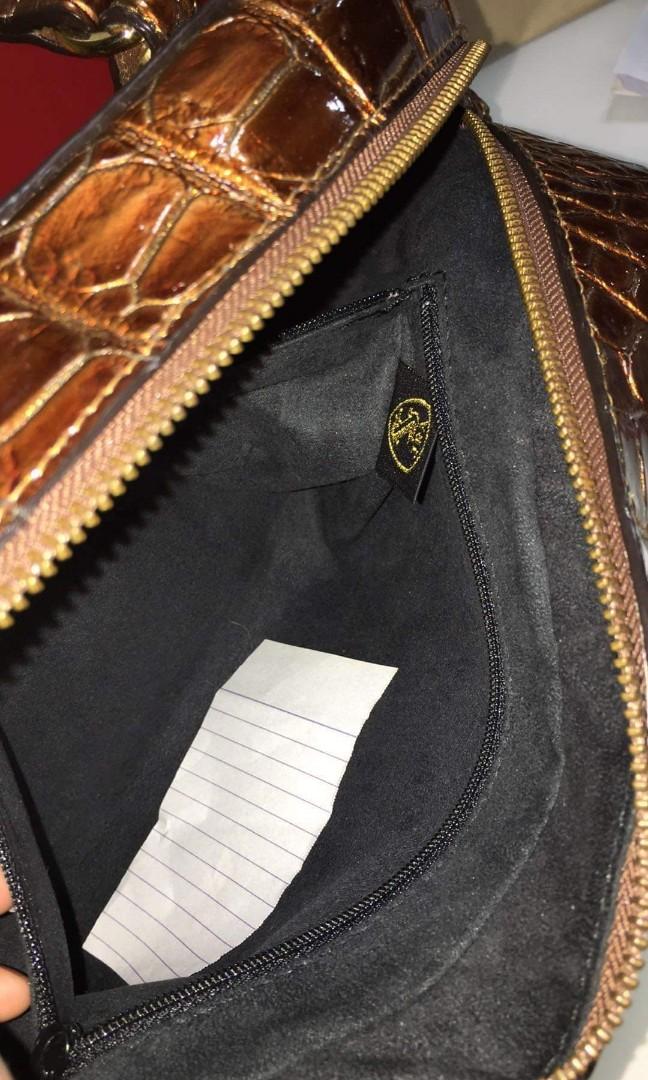 Real Crocodile Skin JRA Bag, Luxury, Bags & Wallets on Carousell