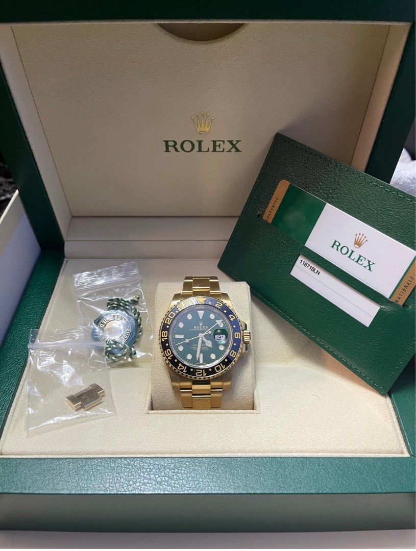 Rolex jade full gold, Luxury, Watches on Carousell