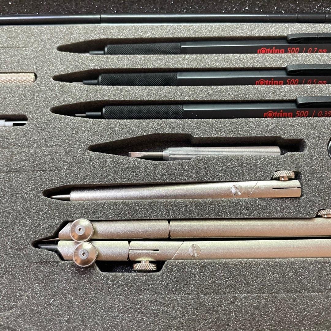 ROtring Compass and drafting pencil Set made in Germany, Hobbies & Toys ...
