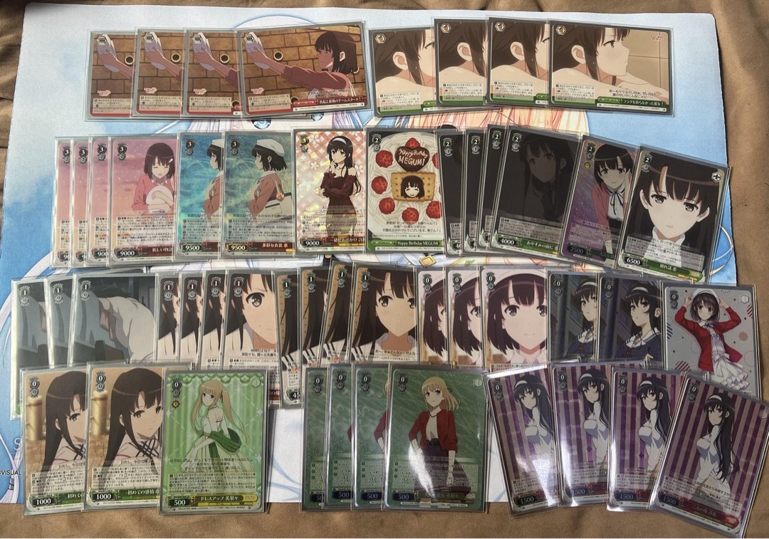 Saekano Megumi Kato Deck Weiss Schwarz Japanese, Hobbies & Toys, Toys ...