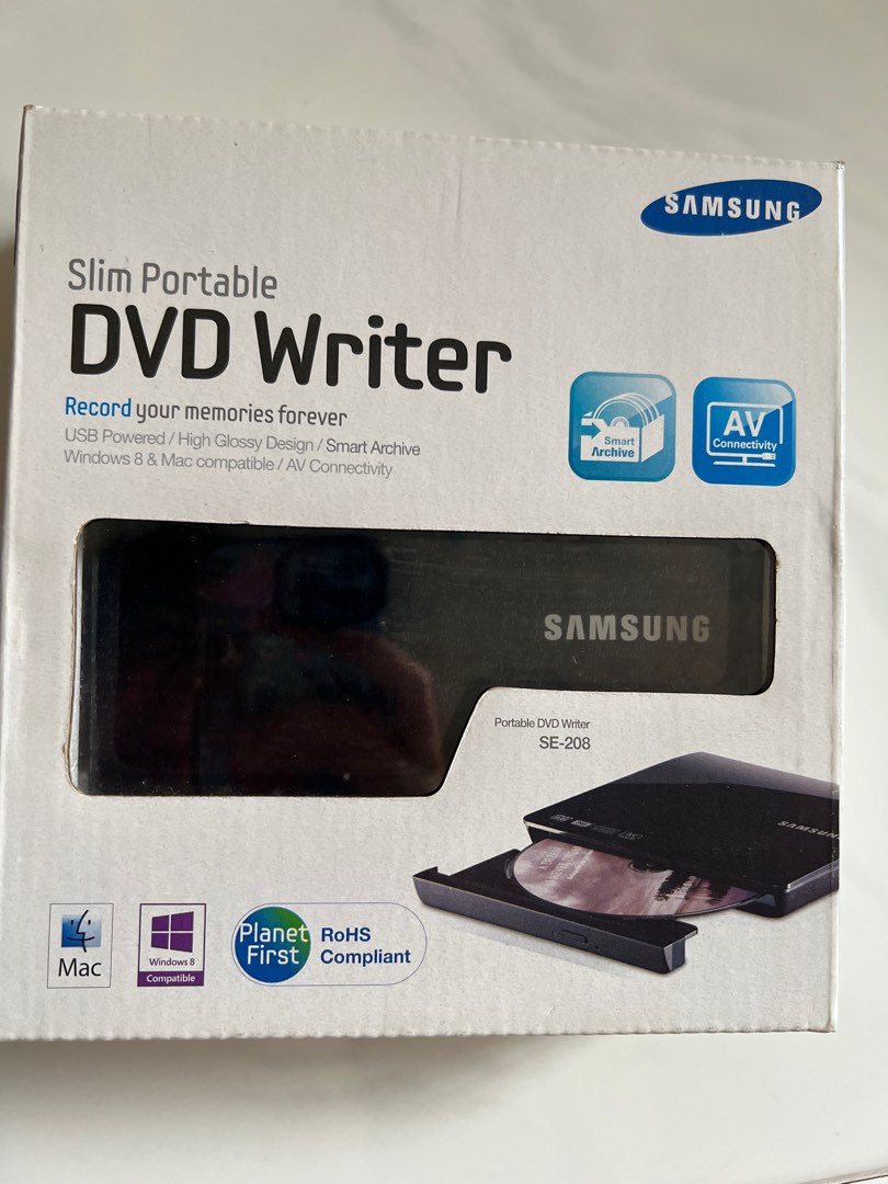 Samsung Slim Portable DVD Writer, Computers & Tech, Parts & Accessories ...