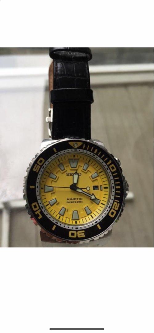 SEIKO DIVER CAESAR KINETIC WITH BOX, Men's Fashion, Watches ...
