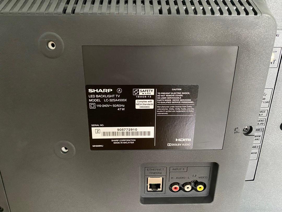 SHARP 32 Inch LED TV, TV & Home Appliances, TV & Entertainment, TV on ...