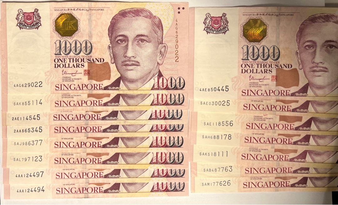 Singapore $1000 note, Hobbies & Toys, Memorabilia & Collectibles ...