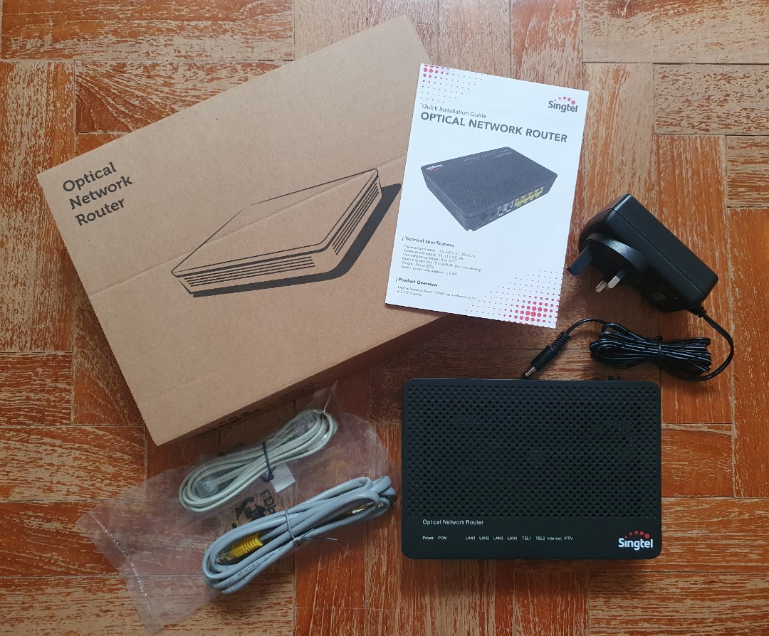 Singtel - Huawei HG8240T5 ONR, Computers & Tech, Parts & Accessories ...