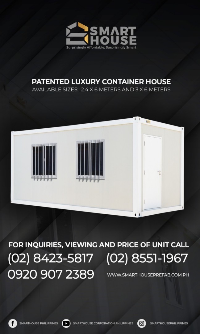 SMARTHOUSE PREFAB CONTAINER VAN HOUSE, Commercial & Industrial ...