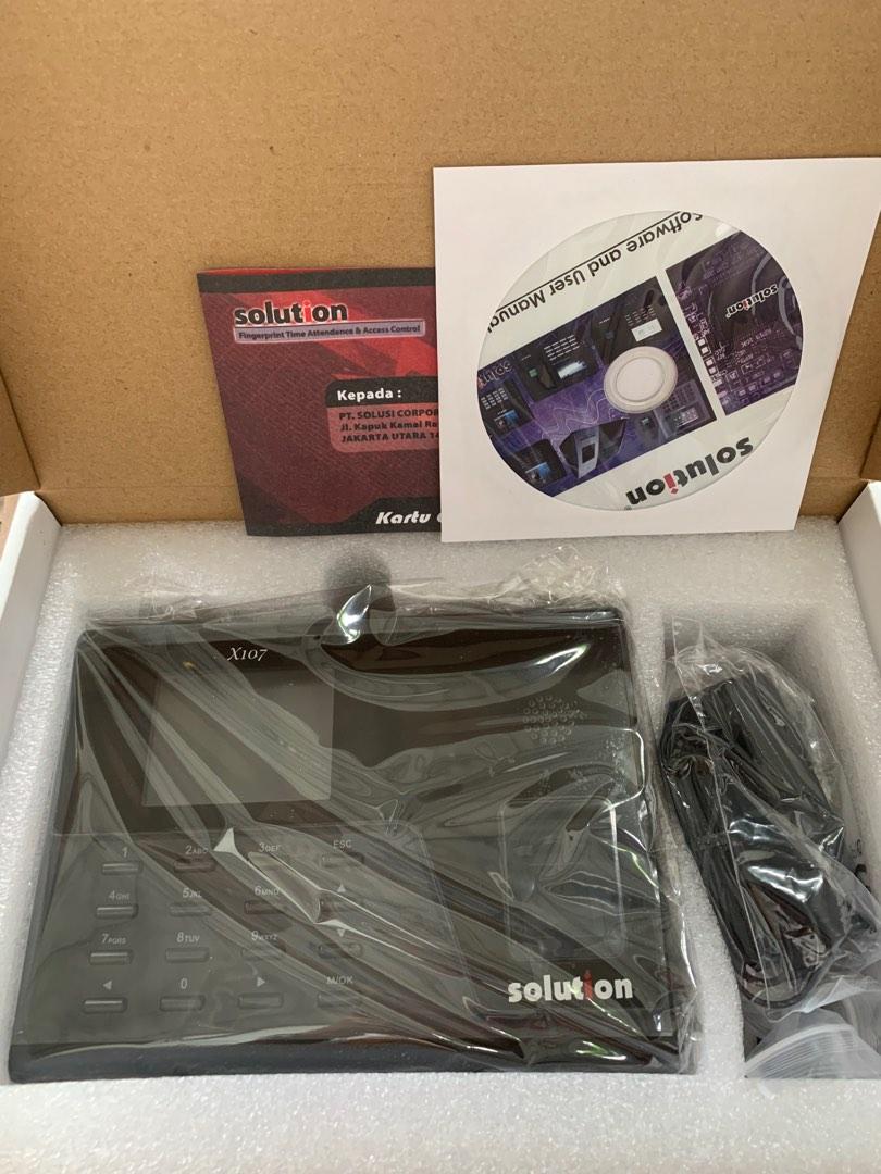 Mesin absen Solution X107, mesin absen, Elektronik, Lainnya di Carousell