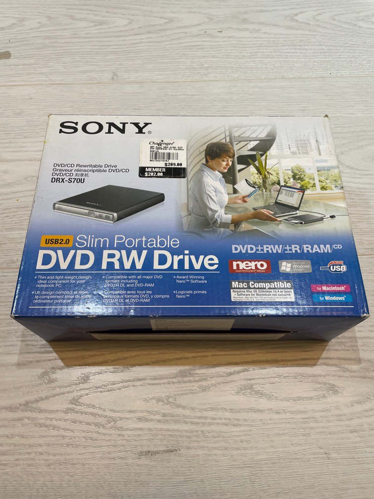 Sony Slim Portable DVD RW Drive, Computers & Tech, Parts & Accessories ...
