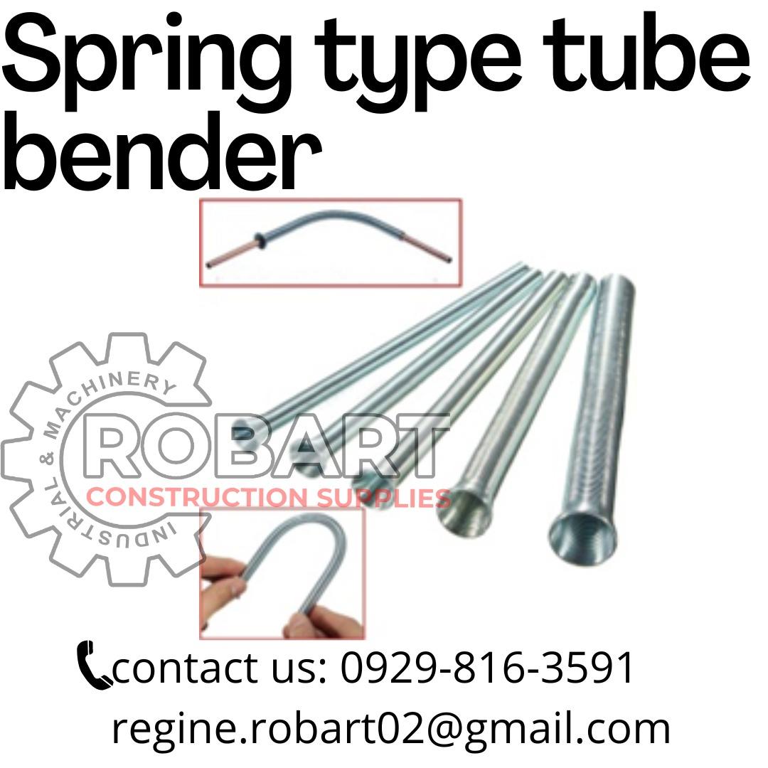 Spring type tube bender, Commercial & Industrial, Construction Tools ...