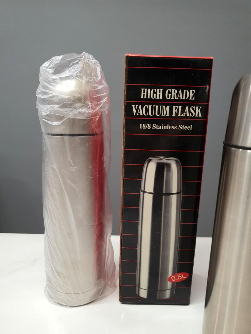 Stainless Steel Vacuum Flask and Tumblr, Furniture & Home Living ...