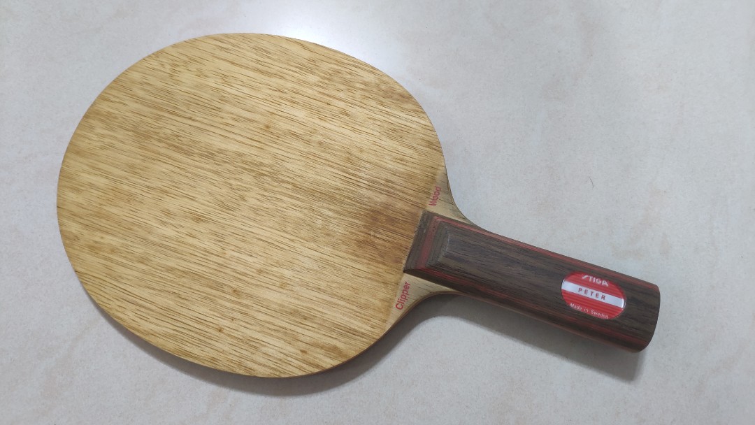 舊版stiga clipper wood 橫拍 ST柄 乒乓球板 波板, 運動產品, 運動與體育, 運動與體育 - 球拍和球類運動 ...