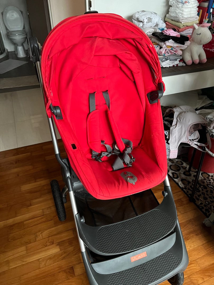 Stokke Scoot V2 Red, Babies & Kids, Going Out, Strollers on Carousell