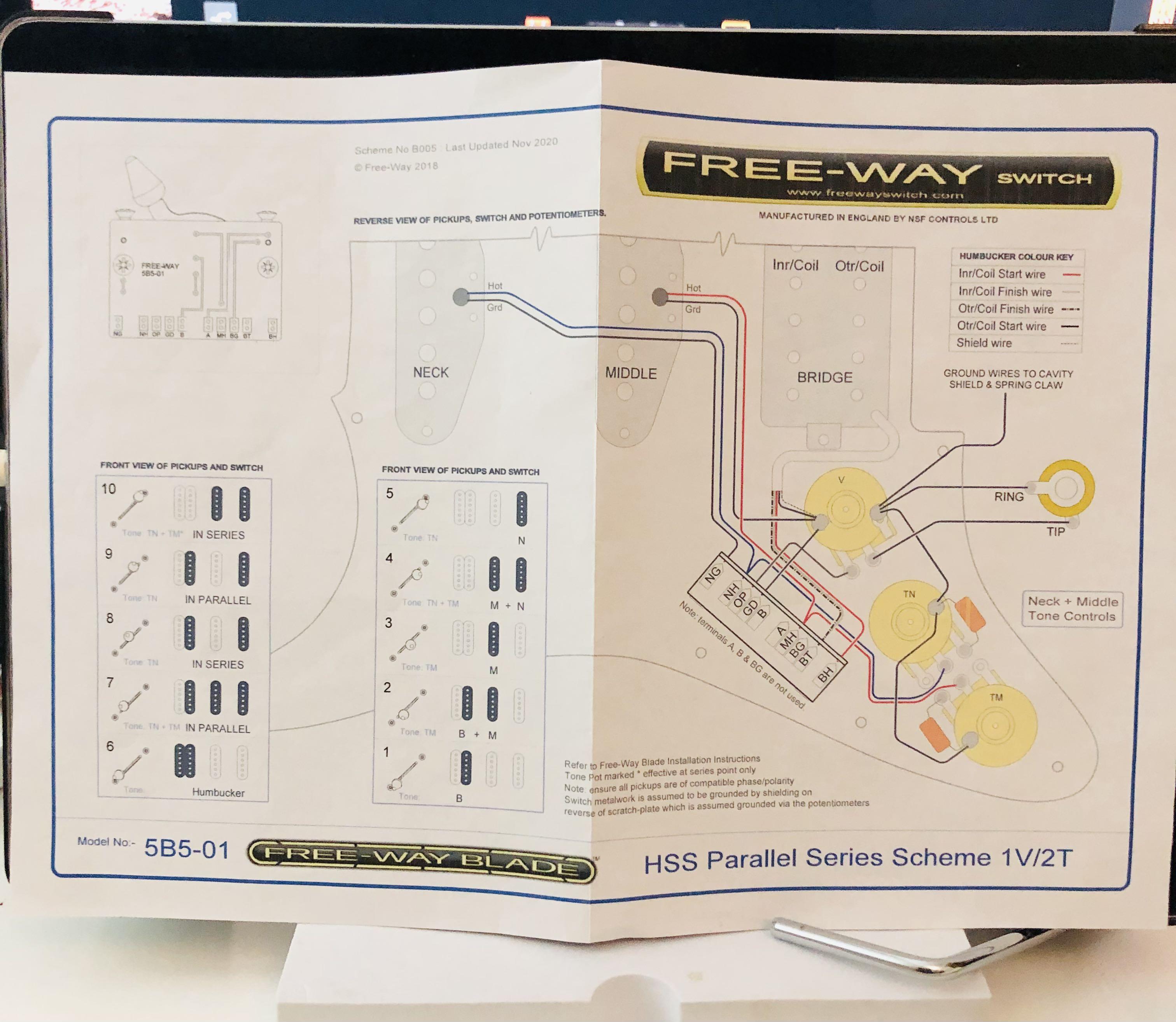 Suhr Classic Custom Dealer Select w/FreeWay 10 way blade switch, 興趣及遊戲 ...