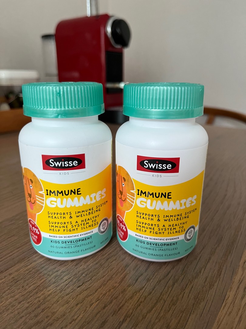 Swisse Immune Gummies (60 Gummies), Health & Nutrition, Health ...