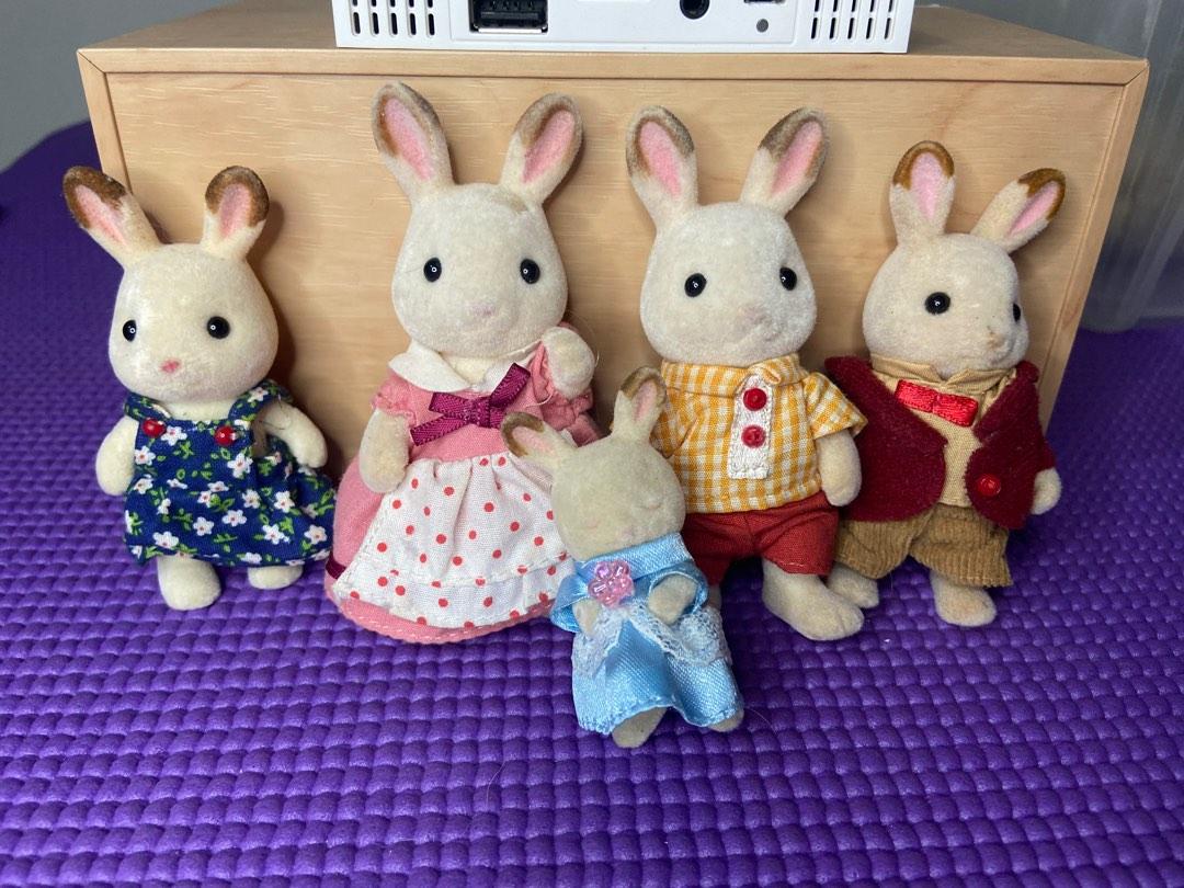 Sylvanian Families Choco Rabbit Family Set, Hobbies & Toys, Toys ...
