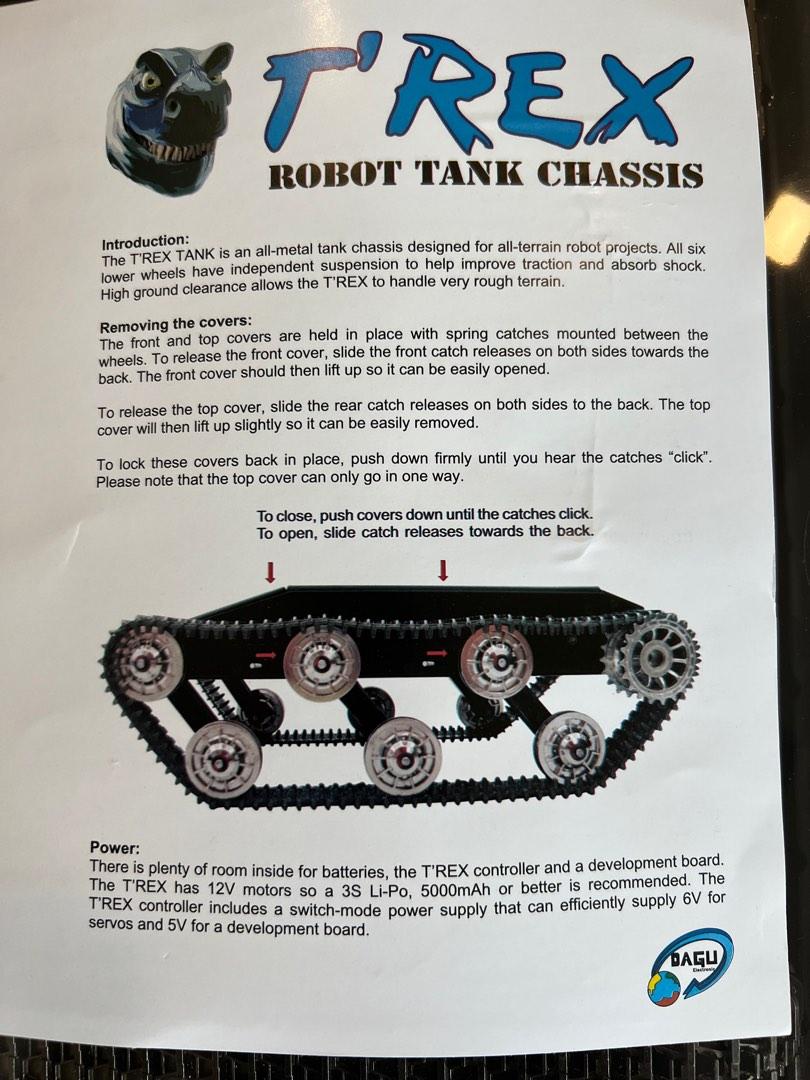 T Rex Tank Metal Chassis RC, Hobbies & Toys, Toys & Games on Carousell