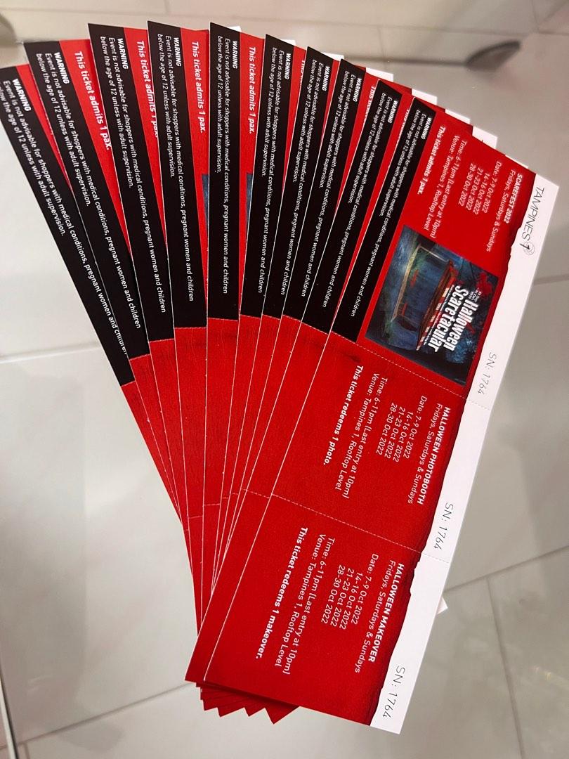 Tampines 1 Scarefest 2022, Tickets & Vouchers, Event Tickets on Carousell