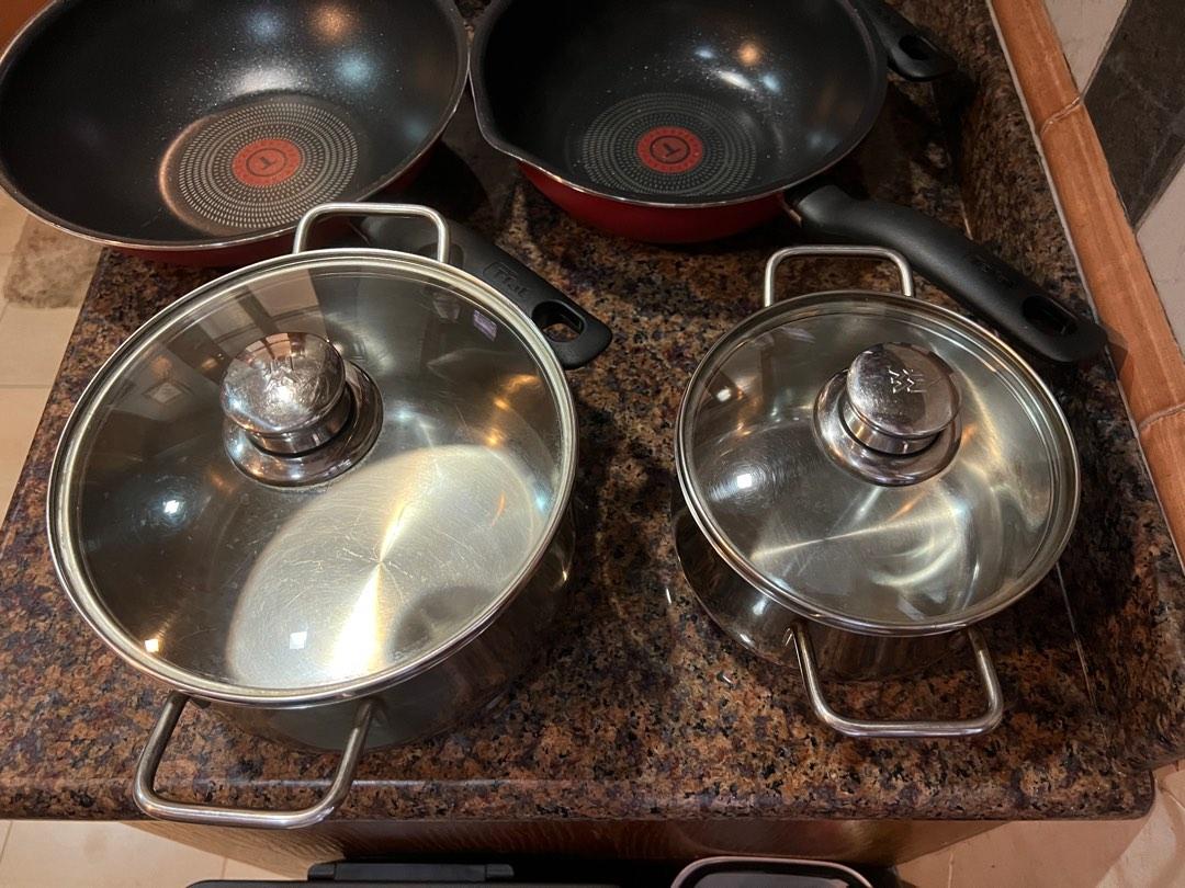 Tefal Go Red set and free WMF pots+lids, Furniture & Home Living ...