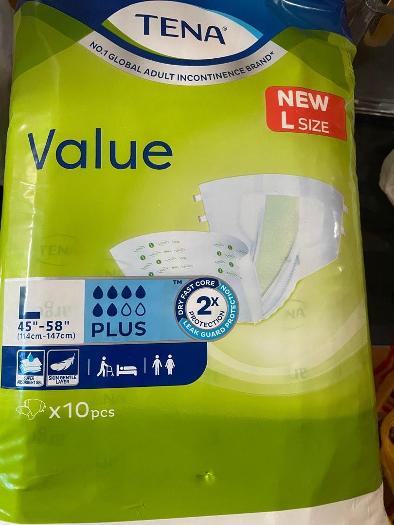 Tena Value Adult Diapers, Health & Nutrition, Assistive & Rehabilatory Aids, Adult Incontinence ...