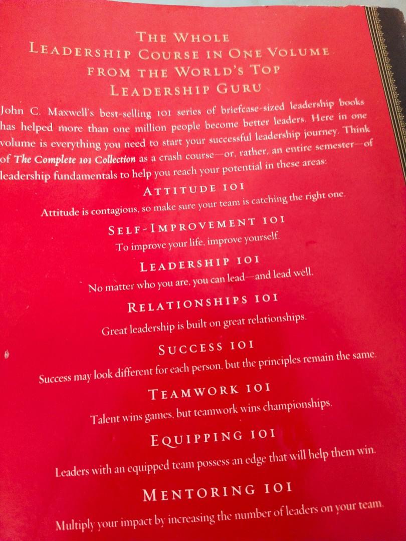 "The Complete 101 Collection"---What every leader needs to know---J.C ...