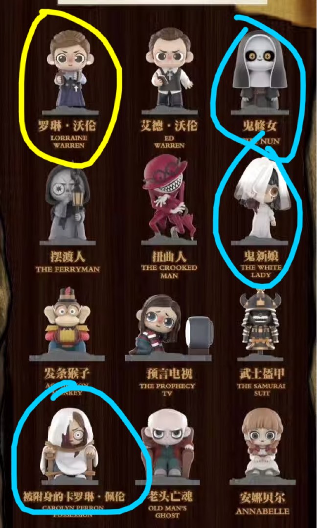 The conjuring popmart, Hobbies & Toys, Toys & Games on Carousell