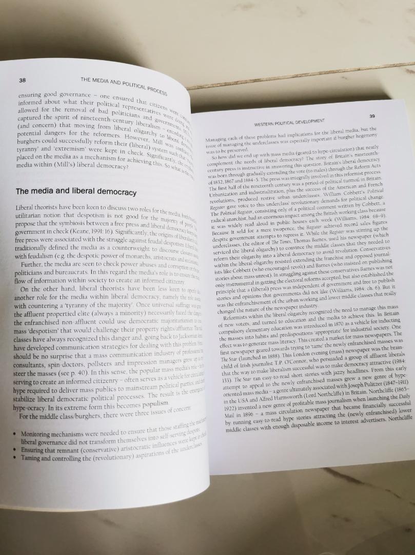 The Media and Political Process - Eric Louw (2nd Edition), Hobbies ...