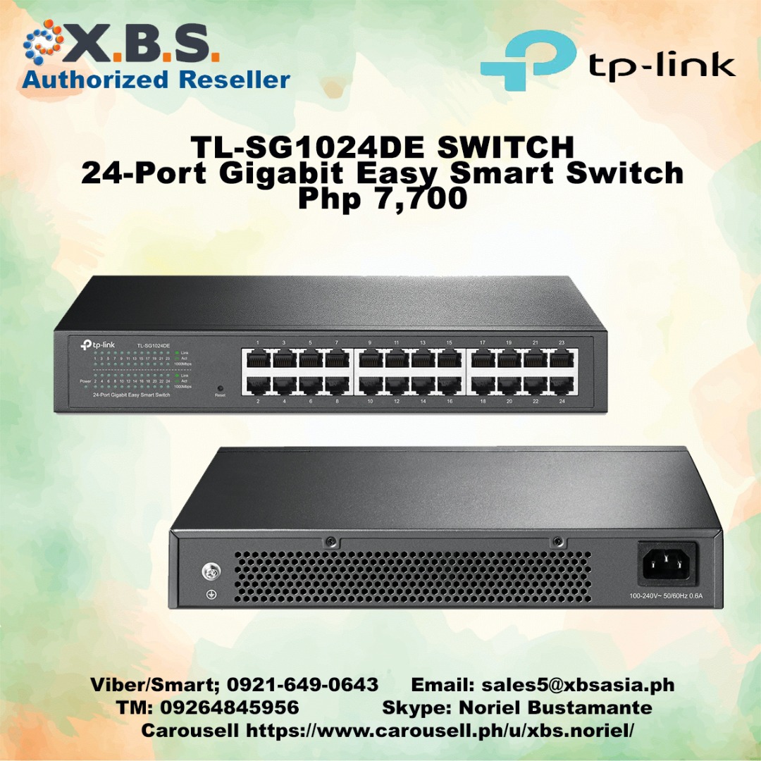 TL-SG1024DE SWITCH 24-Port Gigabit Easy Smart Switch on Carousell