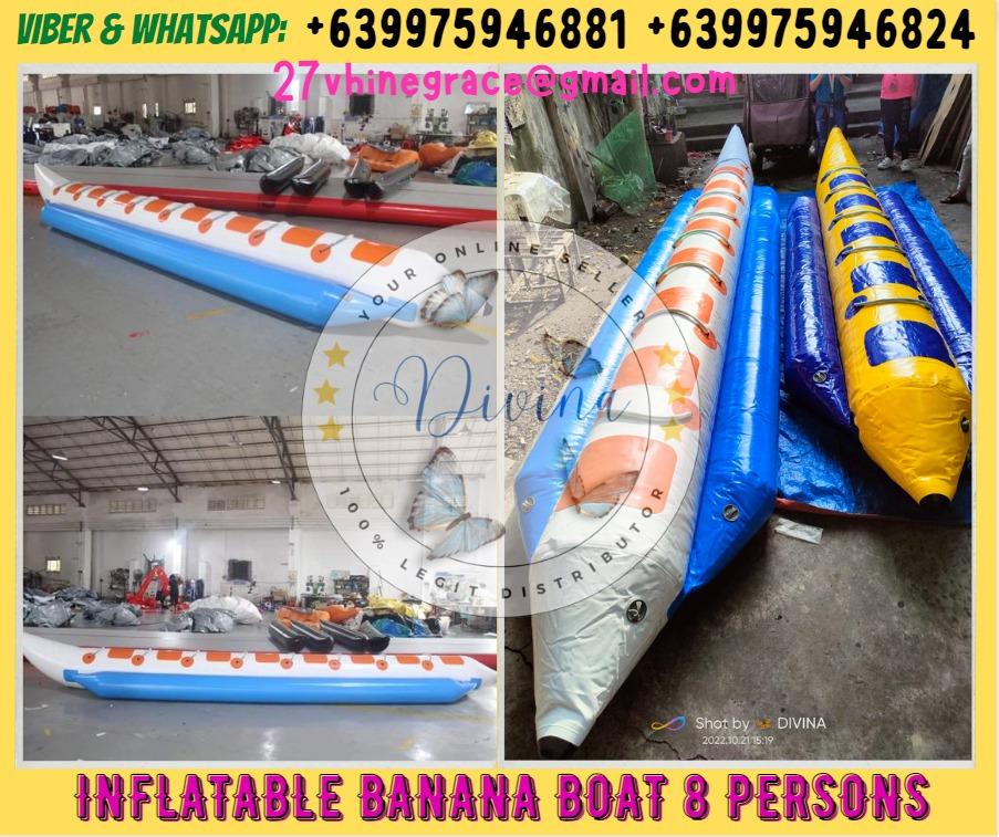 Towable Inflatable Banana Boat 5 Seaters Capacity, Sports Equipment ...