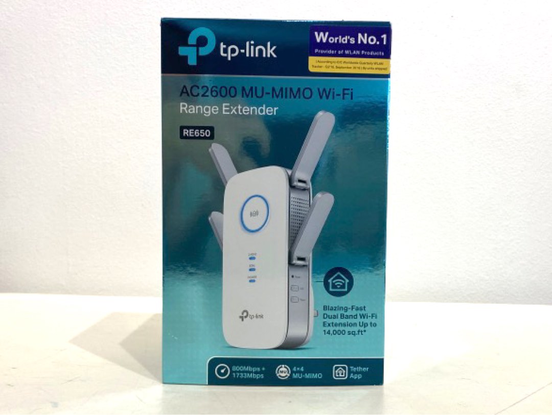 TP-Link AC2600 MU-MO Wi-Fi Range Extender RE650, Computers & Tech ...