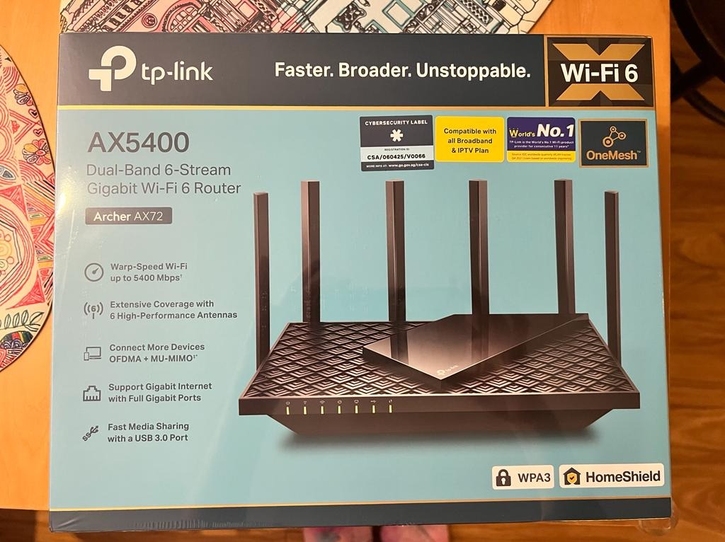 TP-link AX5400Router, Computers & Tech, Parts & Accessories, Networking ...