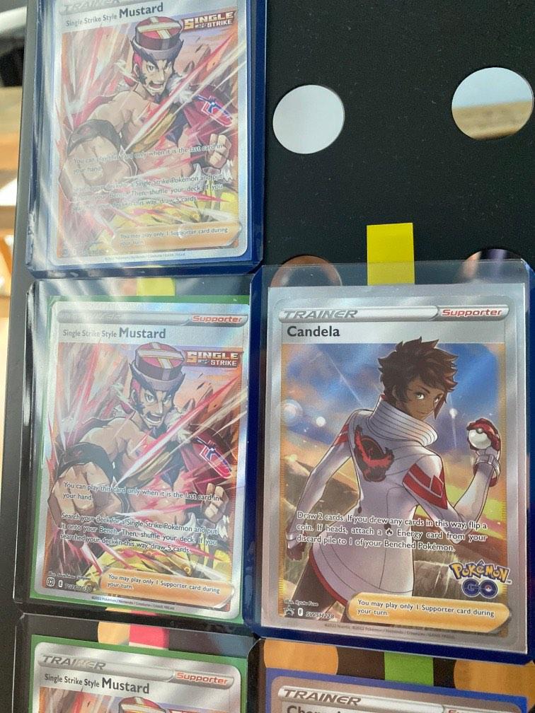 Pokemon Trainer Cards Mustard Candela Cheren care Piers Blanche Elesa ...